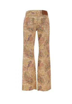 Etro Stretch Paisley-printed Trousers