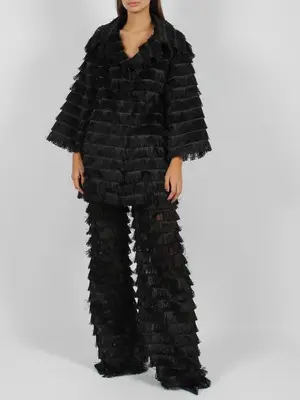 Alberta Ferretti Long-sleeved Casual Jacket