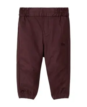 Burberry Logo-embroidered Twill Track Pants - Red