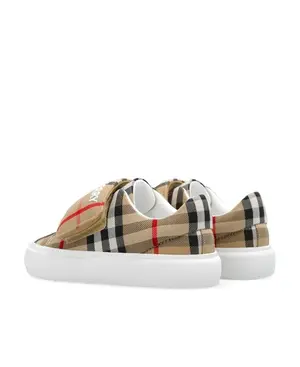 Burberry Vintage Check Touch-strap Sneakers