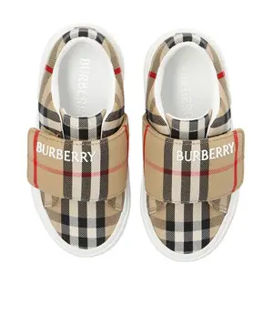 Burberry Vintage Check Touch-strap Sneakers