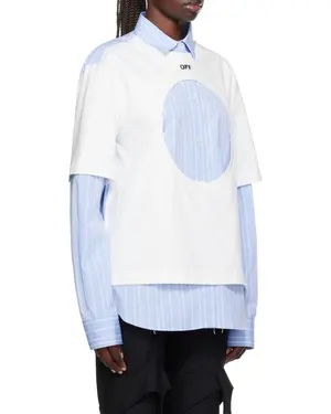 Off-White Long-sleeved Shirt