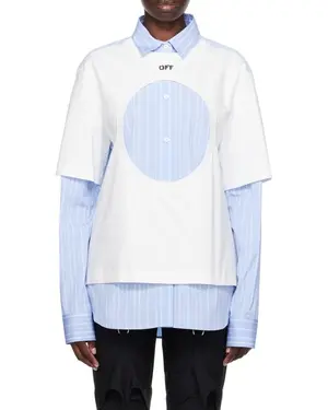 Off-White Long-sleeved Shirt