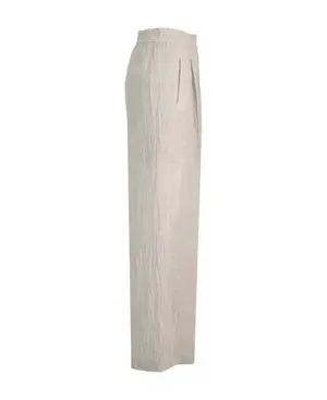 Brunello Cucinelli High Waisted Wide Leg Trousers