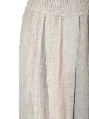 Brunello Cucinelli High Waisted Wide Leg Trousers