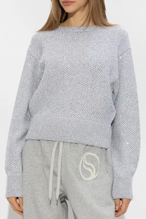 Stella McCartney Sequin-embellished Crewneck Jumper
