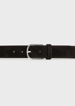 TOTEME Suede Buckle Belt