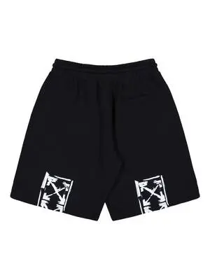 Off-White Logo Printed Drawstring Shorts