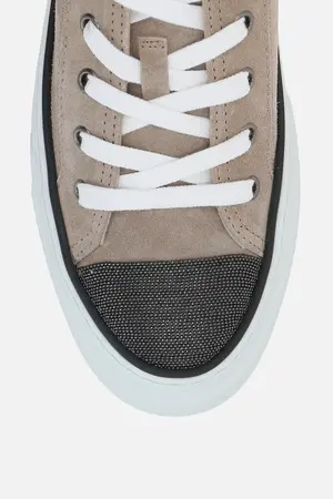 Brunello Cucinelli Round-toe Lace-up Sneakers