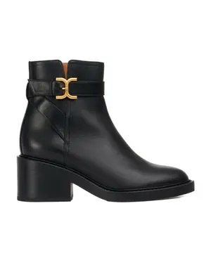 Chloé Marcie Heeled Ankle Boots - Black