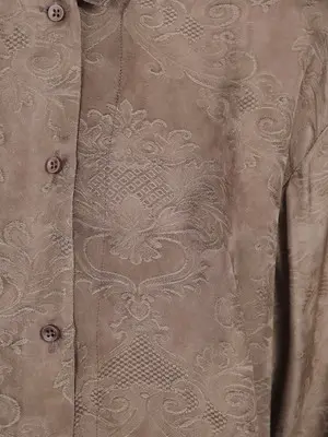 UMA WANG Long Sleeve Casual Jacket With All-over Pattern