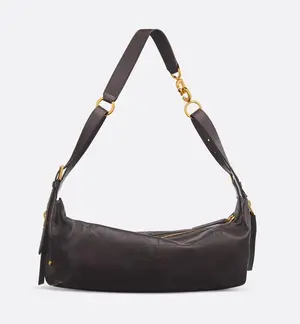Dior Medium D-journey Bag In Shiny Grained Calfskin