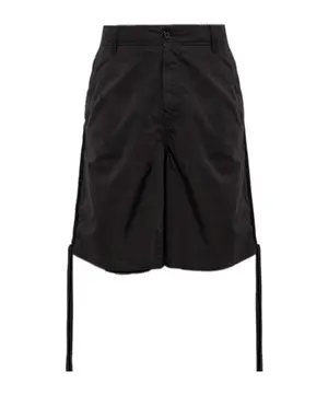 Alexander McQueen Belt Loop Shorts - Black