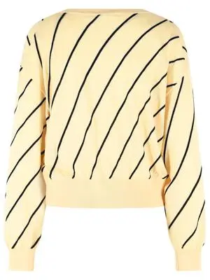 Versace Striped V-neck Cardigan