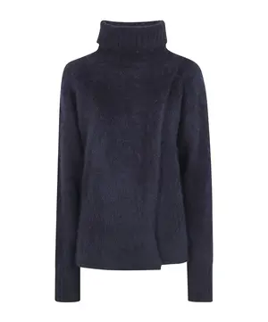 UMA WANG Turtleneck Sweater - Black
