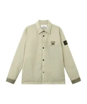 Stone Island Wind-resistant Padded Coach Jacket With Anti-drop - Sand-colored