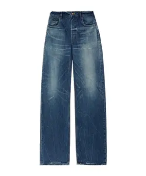 Alexander McQueen Cotton Washed Jeans - Blue