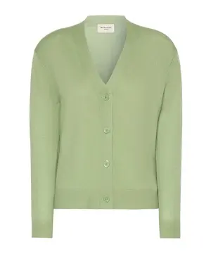 Max Mara Wool-cashmere Cardigan - Green