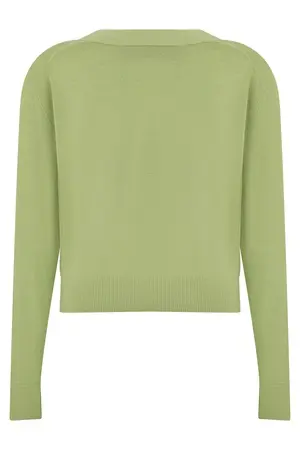 Max Mara Wool-cashmere V-neck Cardigan