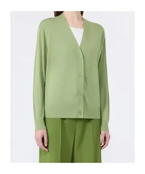 Max Mara Wool-cashmere V-neck Cardigan