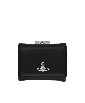VIVIENNE WESTWOOD Orb Plaque Wallet - Black
