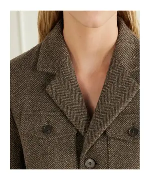 Polo Ralph Lauren Belted Herringbone Blazer