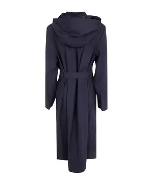 Rains Belted Hooded Coat