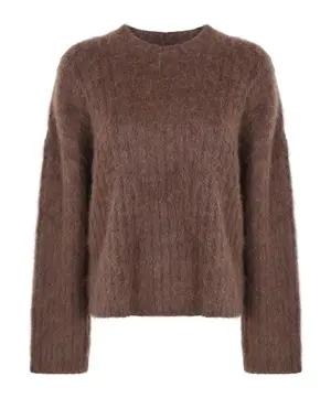 UMA WANG Crew-neck Sweater - Mustard