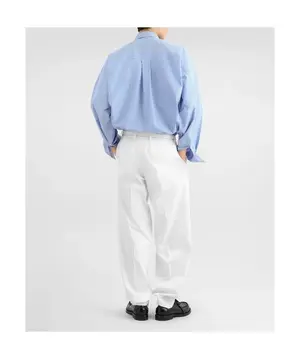 Dolce & Gabbana Cotton Gabardine Tailored Trousers