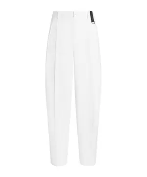 Dolce & Gabbana Cotton Gabardine Tailored Trousers - White