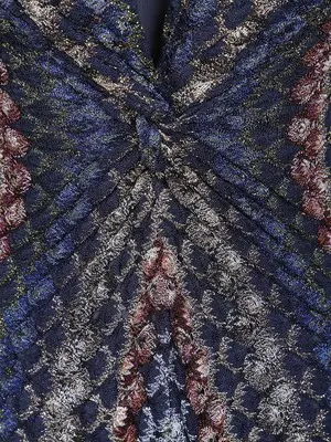 Missoni Sleeveless All-over Pattern Maxi Dress