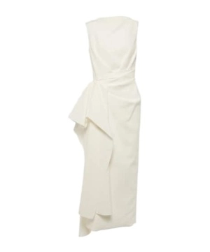 ROKSANDA Calatrava Crepe Midi Dress - White