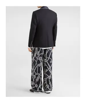 Dolce & Gabbana Printed Silk Twill Vanity Trousers - Multi-color