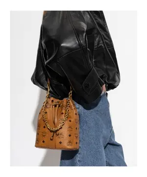 Mcm Dessau Shoulder Bag With Monogram