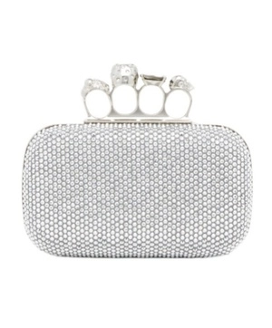Alexander McQueen Knuckle Clutch In -finish