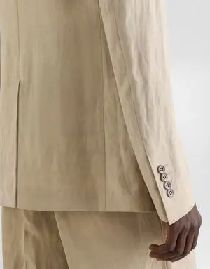 Dolce & Gabbana Martini Light Single-breasted Linen Jacket