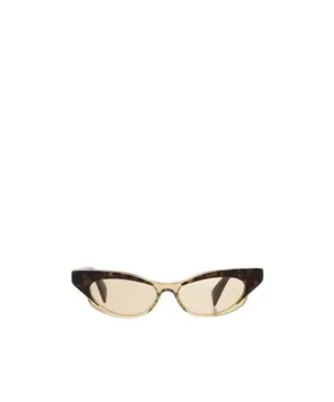 Alexander McQueen Cat-eye Sunglasses - Brown Hawksbill Pattern