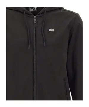 EA7 Zip-up Hooded Sweatshirt