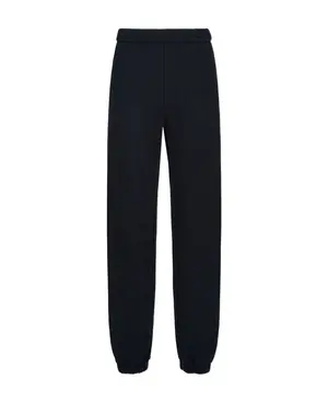 Attico Penny Logo Embossed Long Pants - Black