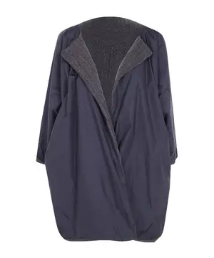 DANIELA GREGIS Spezia' Washed Reversible Coat - Black