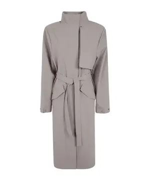 Rains Long-sleeved Trench Coat - Beige