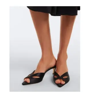 Victoria Beckham Harlow Mask Satin Mules