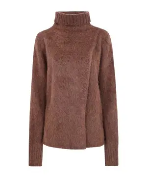 UMA WANG Turtleneck Sweater - Mustard