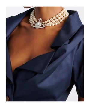 VIVIENNE WESTWOOD Fitted Bodice Top With Sculptural Folds - Blue