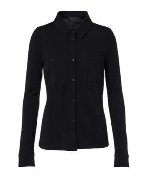 NILI LOTAN Ibra Wool Button-up Shirt