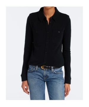 NILI LOTAN Ibra Wool Button-up Shirt