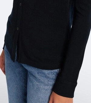 NILI LOTAN Ibra Wool Button-up Shirt