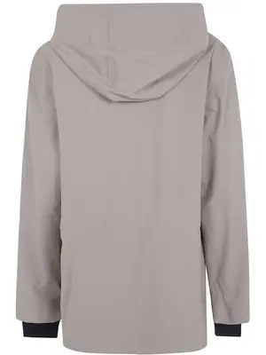 Rains Long Sleeve Hooded Zip-up Jacket