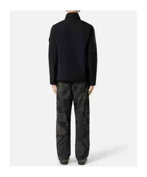 Stone Island Zip-up Jacket With Stand Collar