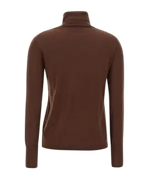 Aspesi Long-sleeved Turtleneck Knit Top